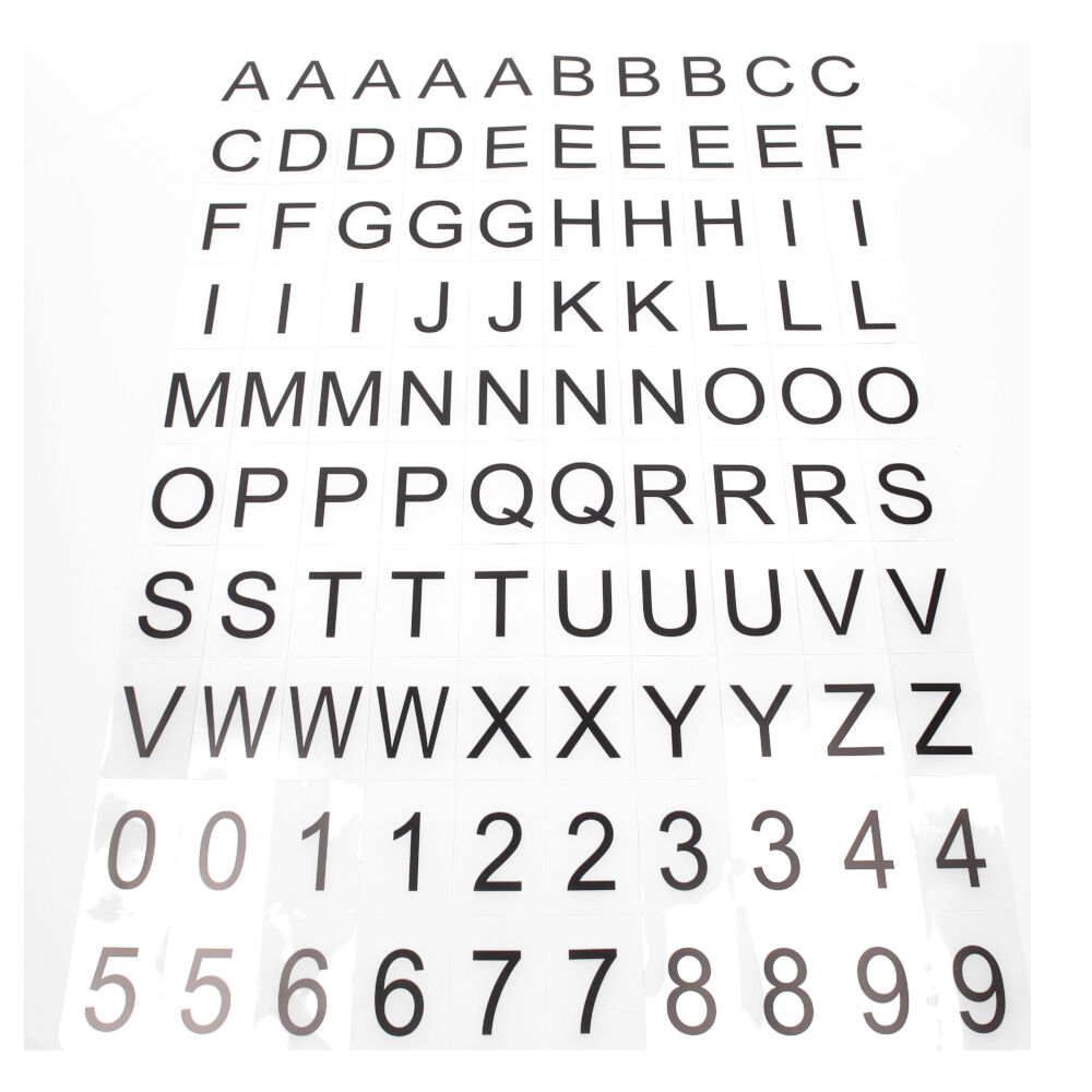 PACK 100UD LETRAS CLASICAS PARA CAJA DE MENSAJES - Prendeluz
